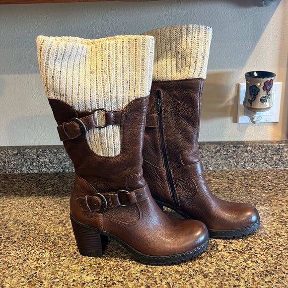 boc | Shoes | New Womens Boc Brown Leather Boots | Poshmark